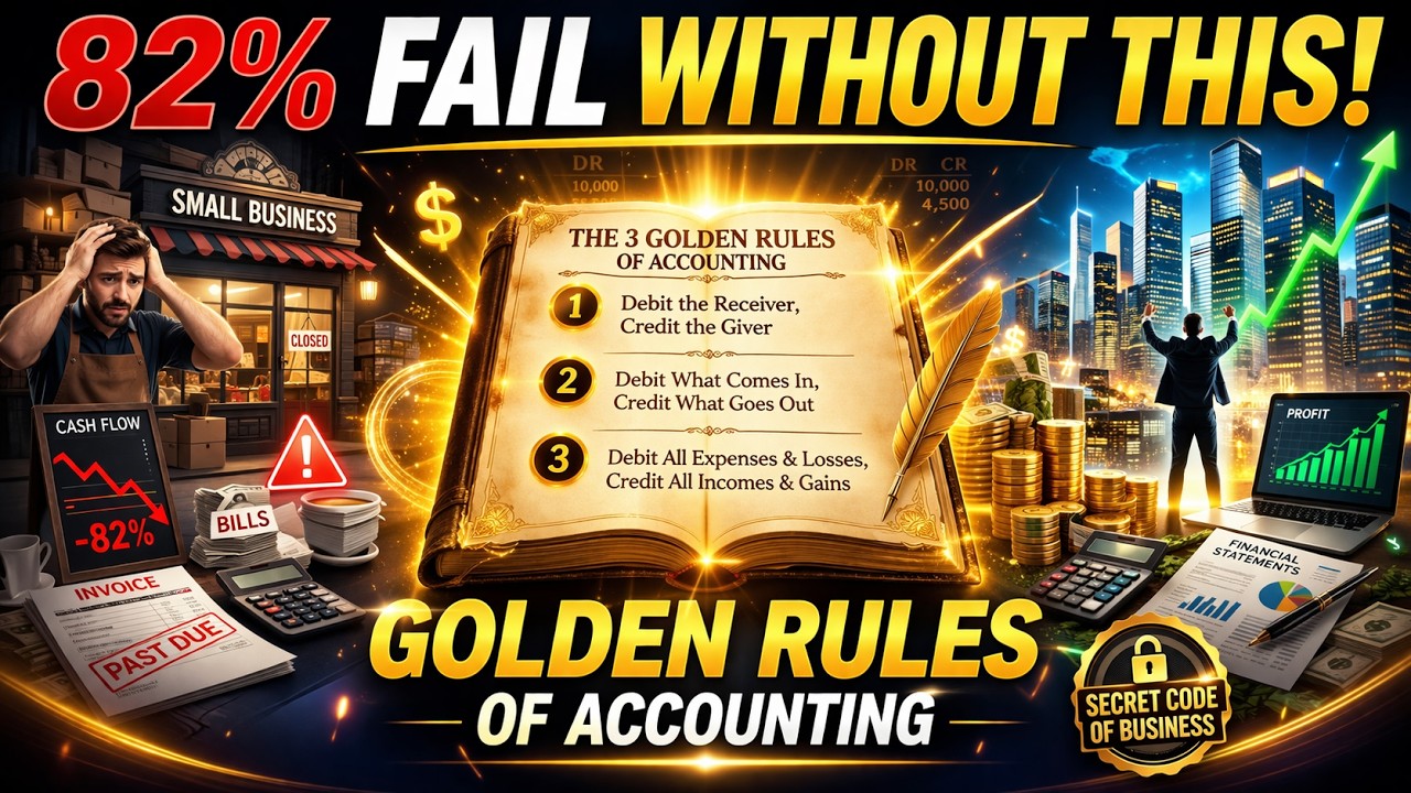 3 Golden Rules of Accounting Explained Simply | Accounting Basics for Beginners