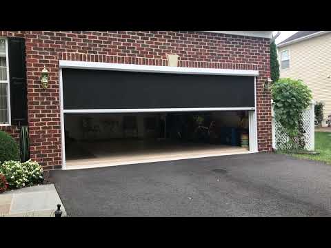 Phantom Screens for Garage Door - Privacy Mesh