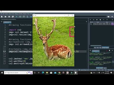 Tutorial 3- Drawing Functions in OpenCV | Image Processing Course| Computer Vision