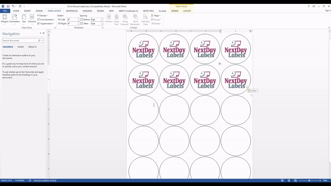 NextDayLabels Tutorial 101