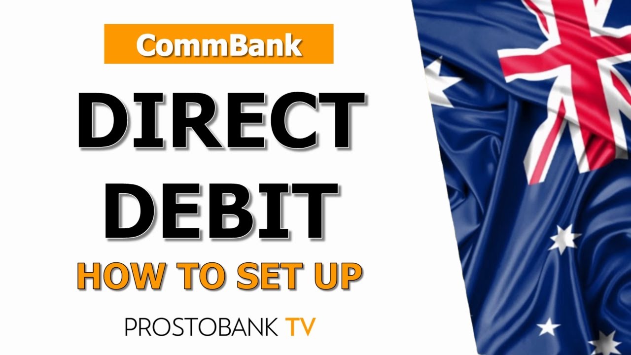 Set up direct debits in Commbank app