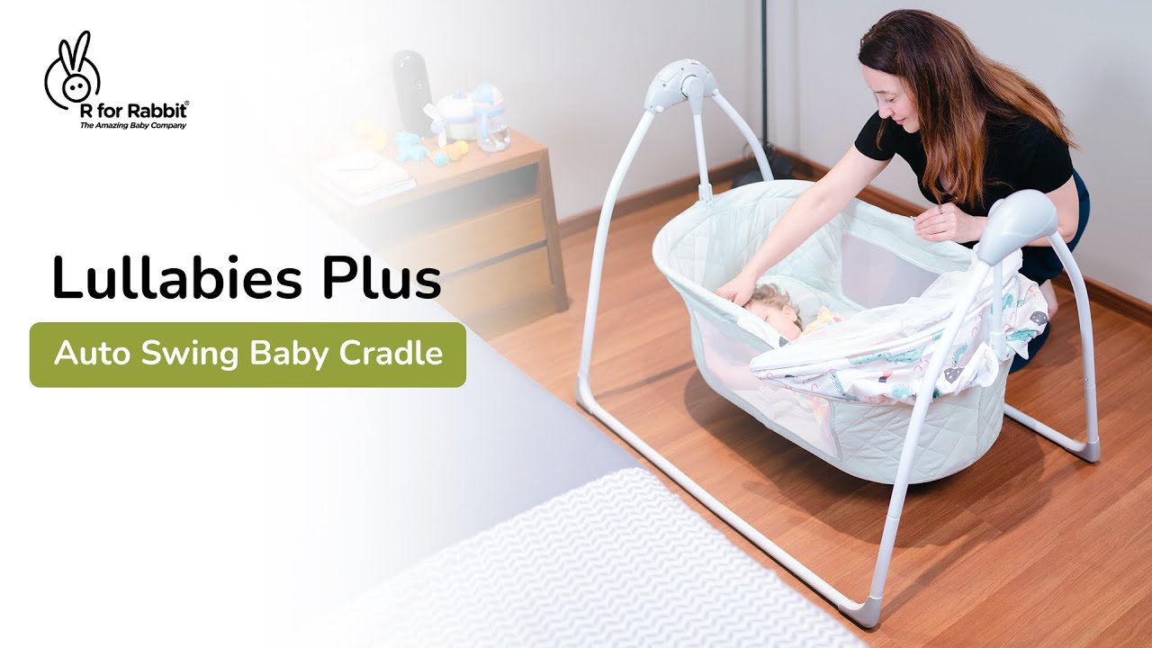 R for Rabbit Lullabies Plus Auto Swing Baby Cradle