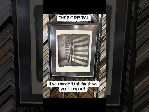 Watch This Shallow Box Frame Come Together – Custom Framing in Action!