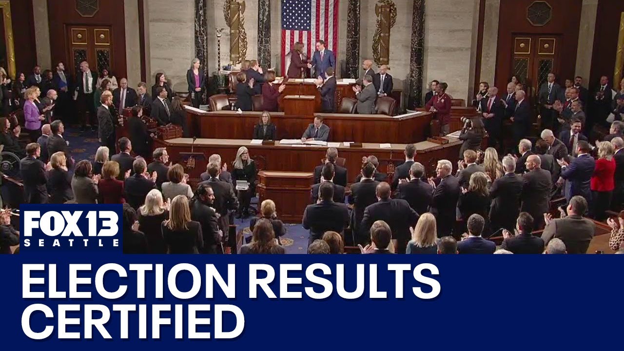 Congress certifies presidential election results | FOX 13 Seattle