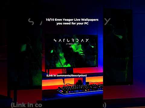 10/10 Anime Live Wallpapers you need for your PC | Eren Yeager | Free to Download