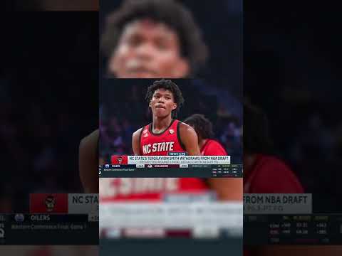 NC State's Terquavion Smith WITHDRAWS from NBA Draft #shorts