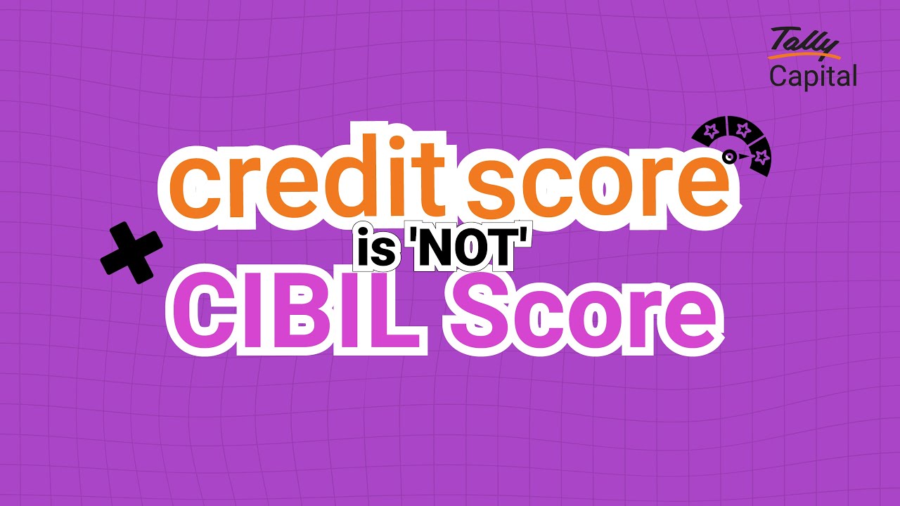 Credit Score vs CIBIL Score - Differences You Should Know Before Applying for a Loan | TallyCapital