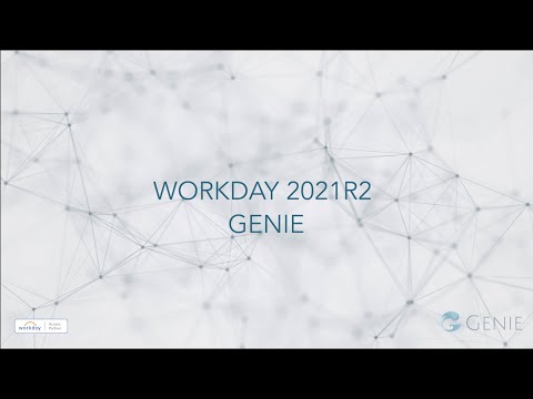 Workday 2021R2 with Genie