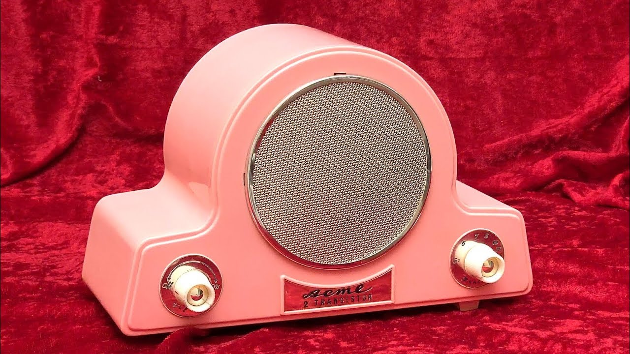 Acme table model two-transistor radio Napoleon shape mantle - collectornet.net