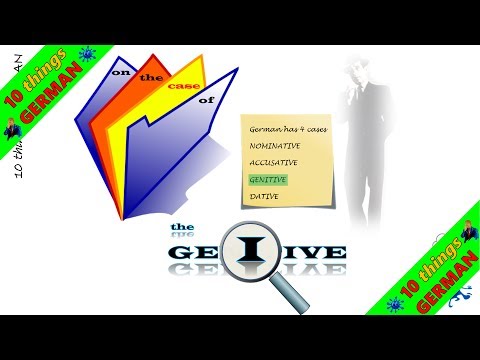Genitive Case in German | German Grammar lesson by ten things german