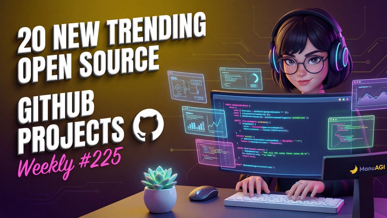 Trending Open-Source GitHub Projects #225 : Goose, VibeVoice, Dynamo, Browser Use & Craft Agents