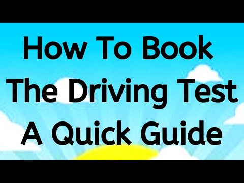 BOOK the DRIVING TEST Online - (A Quick Guide) @drivingtestwizard2569