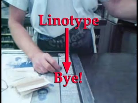 Farewell, Etaoin Shrdlu: Linotype, An Age-Old Printing Process Gives Way to Modern Technology (1978)