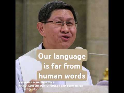 Our language is far from human words | Cardinal Luis Antonio Tagle