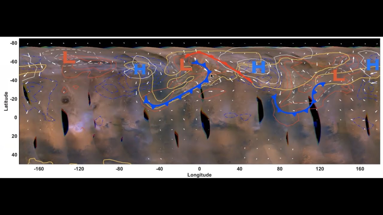Weather maps for Mars