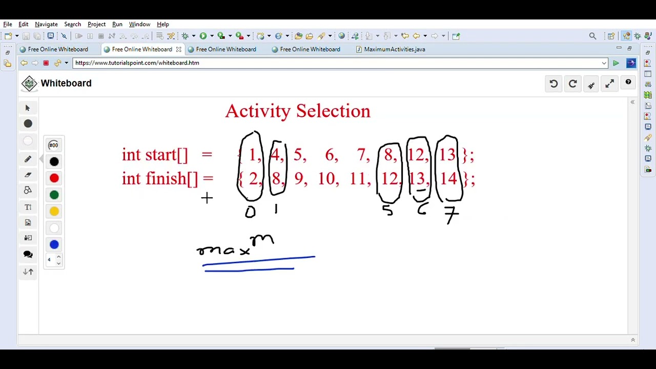 Activity Selection   Frequently Asked Coding Interview Problem