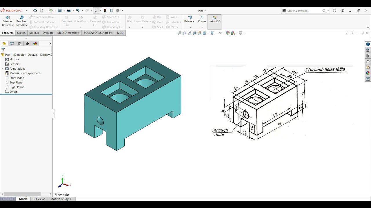 Solidworks part modeling tutorial-47#jscadcam #Solidworkstutorial #Solidworkspartmodeling