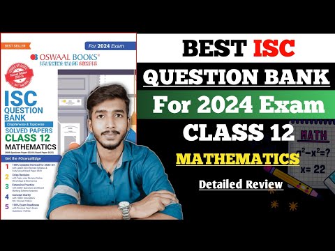 Best ISC Question Bank Class 12 Mathematics 2023-24 | Detailed Review