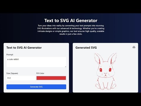 Free AI Turns Words to Pro SVG Art