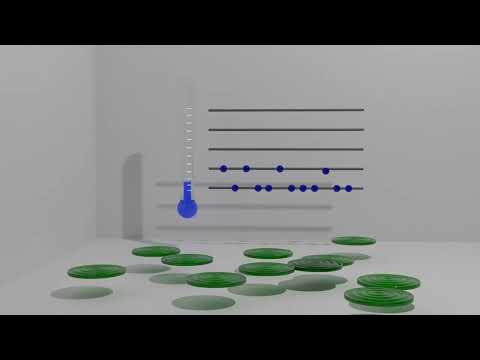 Bose-Einstein condensate formation animation