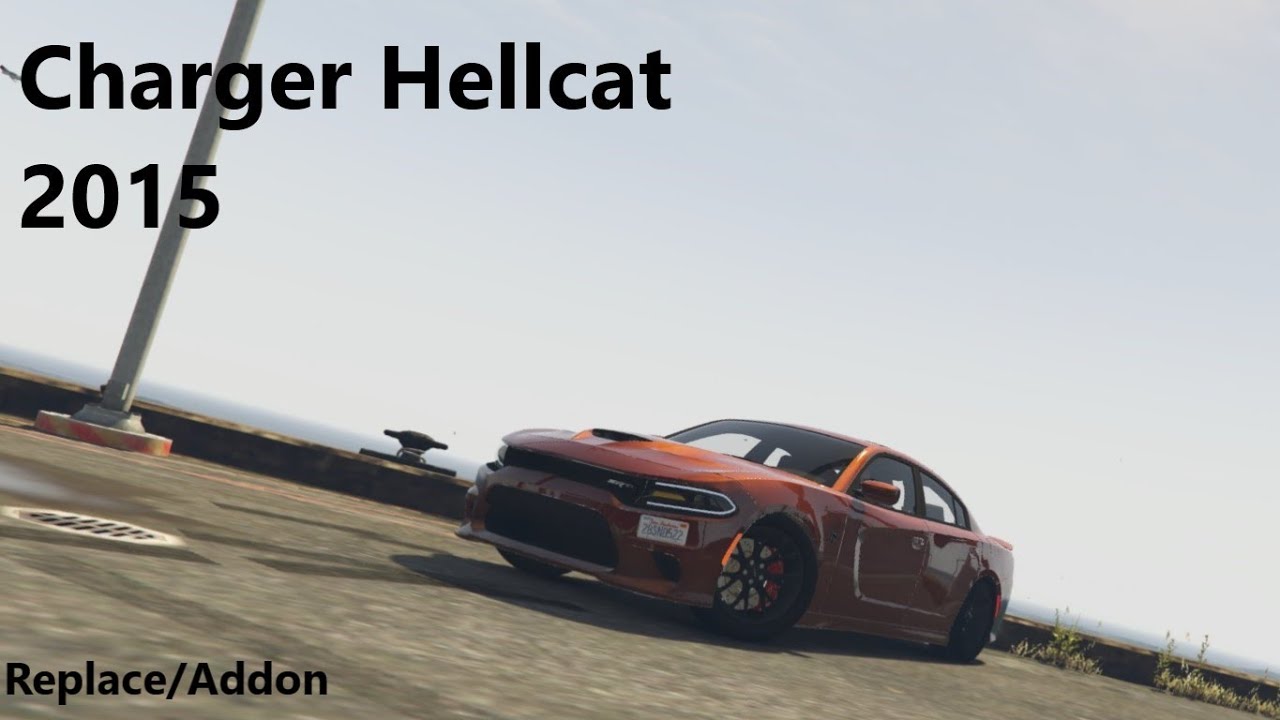 Charger Hellcat 2015 [Replace | Addon | FiveM | Animated | Extras | Unlocked] (Gta 5 Mods)