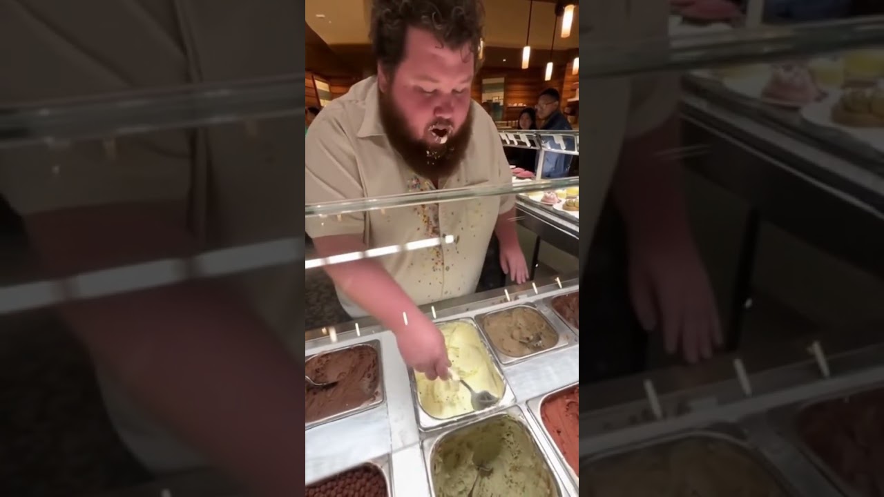 Buffet Chaos: Man Eats Straight from the Tray, Says ‘Plates Are for Quitters