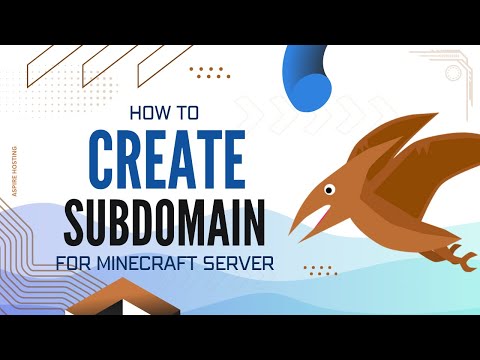 How to Create a Subdomain for Your Minecraft Server | Aspire Hosting Tutorial