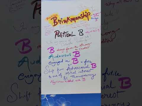 GRE vocabulary - BRINKMANSHIP #grevocab #grevocabulary #englishvocabulary #words