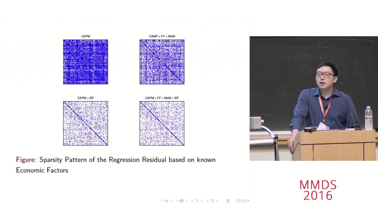 Principal Component Analysis & High Dimensional Factor Model, Dacheng Xiu