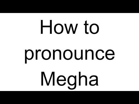 How to Pronounce Megha (Hindi)