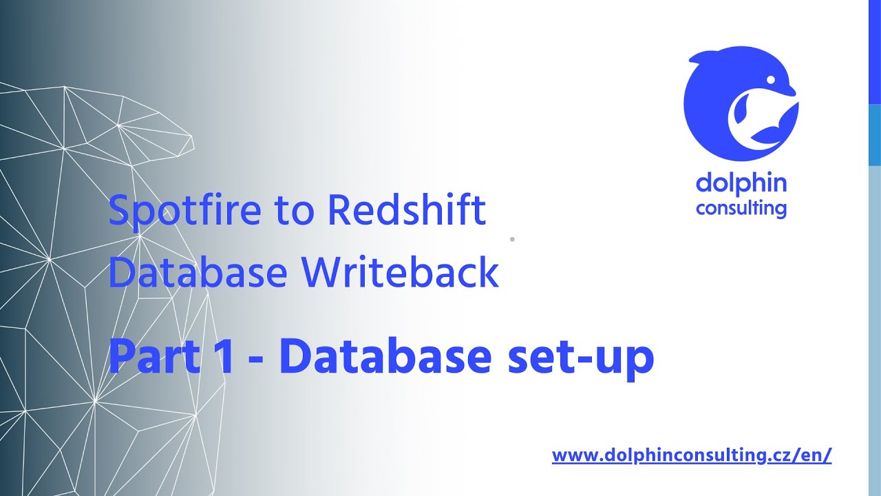 Spotfire to Redshift Database Writeback, Part 1 - Database set-up