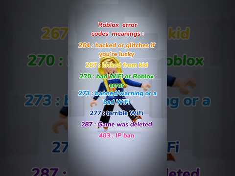 Roblox error codes meanings😱🤫 #robloxerror #robloxcodes #meaning