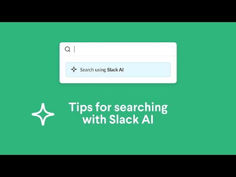 Tips for searching with Slack AI