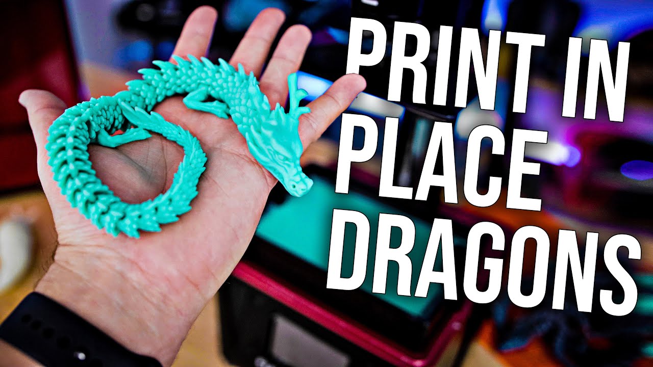 How to Resin 3D Print Articulating Dragons