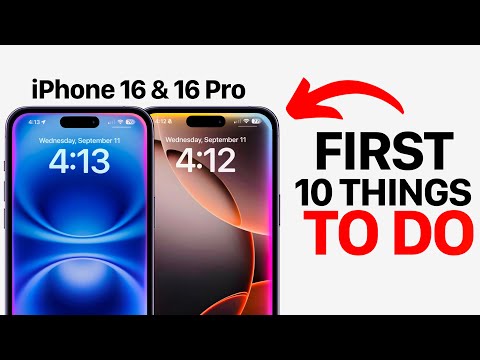 iPhone 16 /16 Pro - First 10 Things To Do!