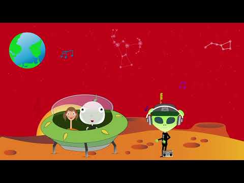 Alien Dance Party on Mars with Long Neck Lisa | Big Head Bob
