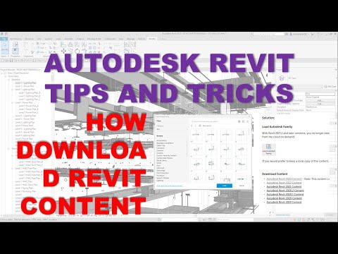 REVIT TIPS AND TRICKS: HOW TO DOWNLOAD REVIT CONTENT | LEARNING WITH RICH