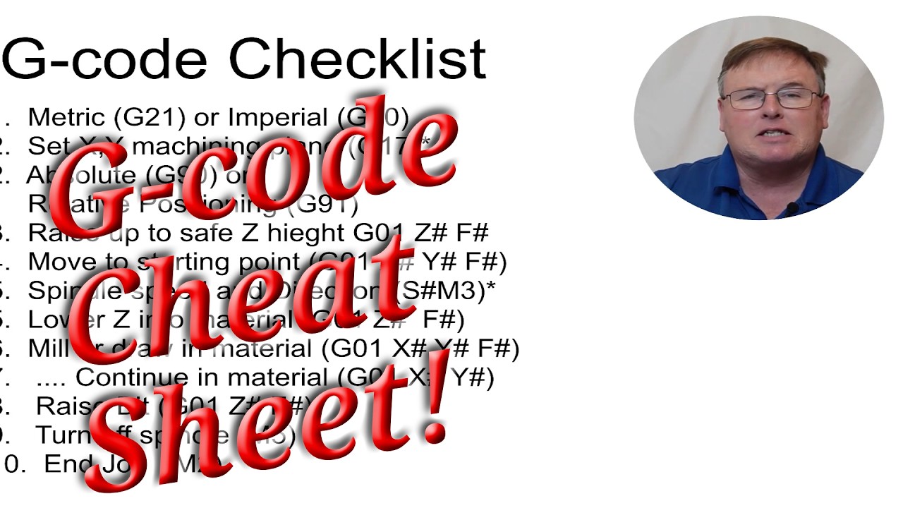 How To Write Your Own CNC Custom G-code | Lesson 2 G-code Checklist and First G-Code From Scratch