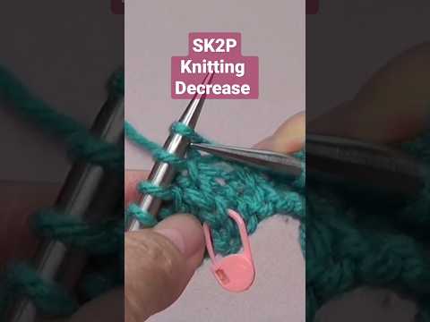 SK2P Knitting Double Decrease #knitting