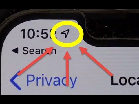 Meaning of Arrow Icon On Status Bar on iPhone iOS 13 | Location Services / GPS