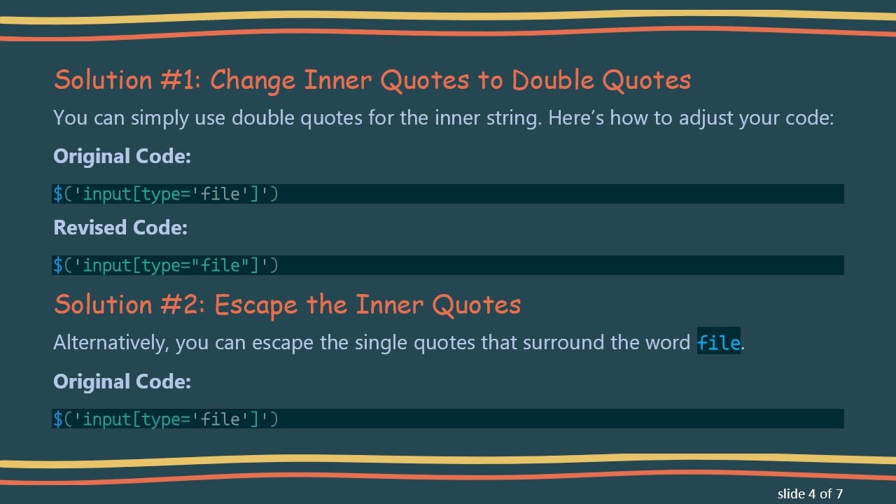 Fixing the Uncaught SyntaxError: missing ) after argument list in JavaScript Code