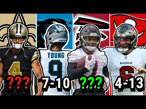 NFC South 2023-24 NFL Record Predictions!