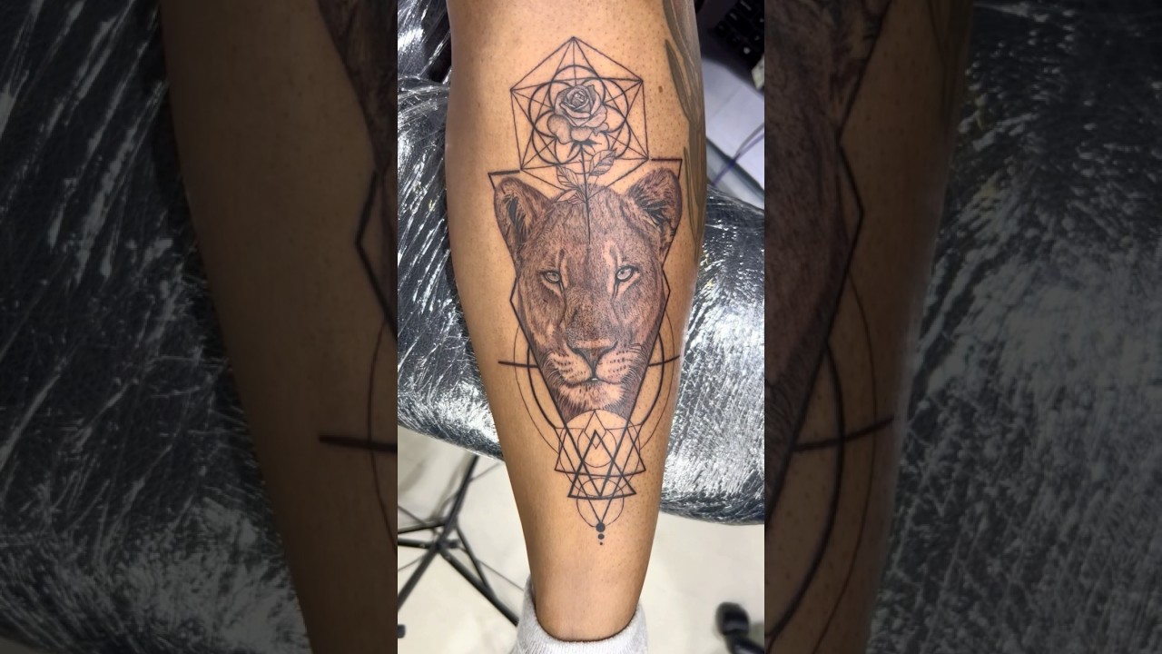 Lioness tattoo #tattoo #tattooartist #art