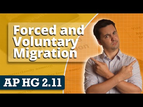 Forced & Voluntary Migration [AP Human Geography Review Unit 2 Topic 11]