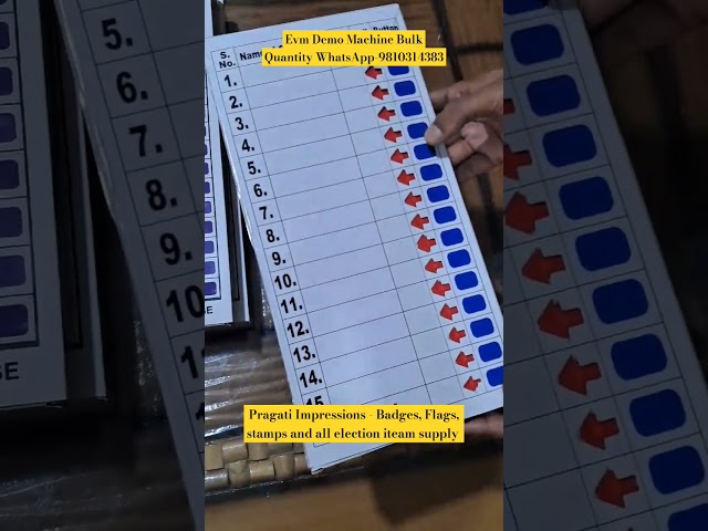 Demo Voting Machine - Evm Demo Machine Manufacturer from New Delhi