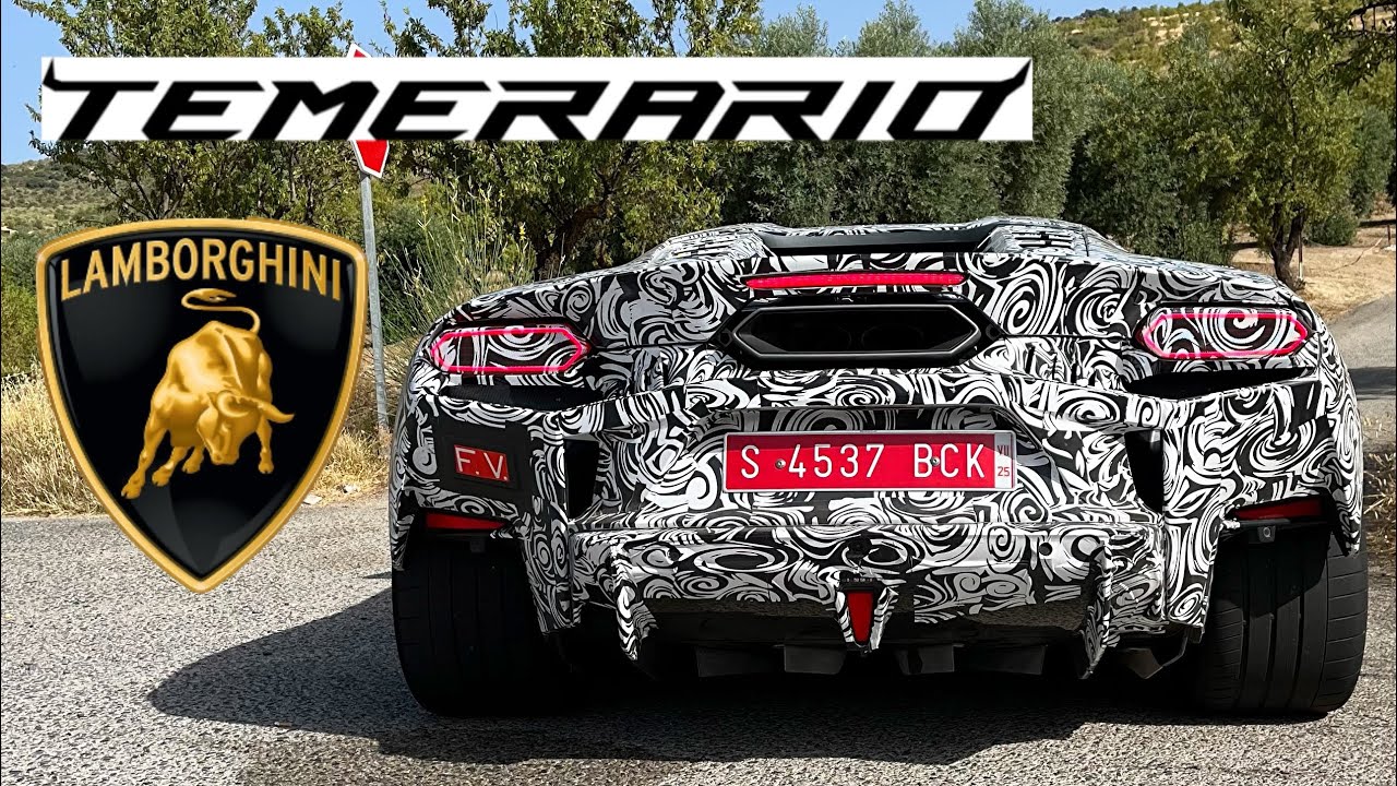 Lamborghini Temerario Supercar Scooped Up Close Ahead of August 16 ...