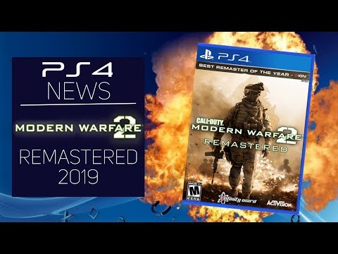 PS4 News: MODERN WARFARE 2 REMASTERED PLAYSTATION 4