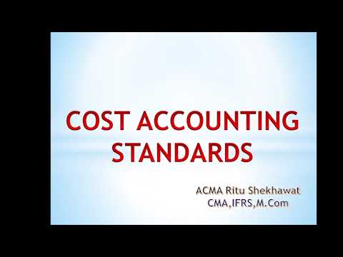Introduction to Cost Accounting Standards