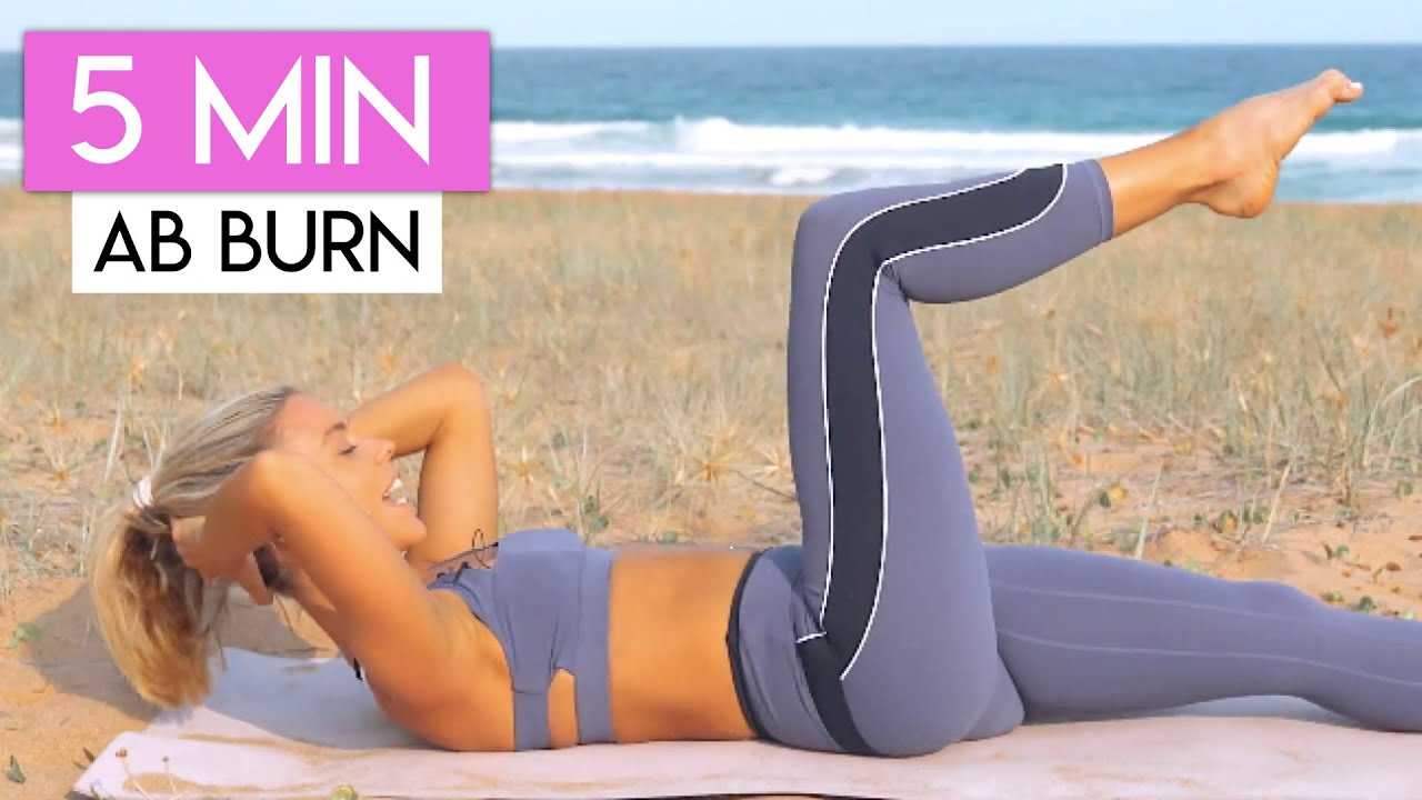 5 Minute LOWER ABS Workout 👙💕 LOSE LOWER BELLY FAT