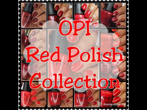 OPI Red Polish Collection